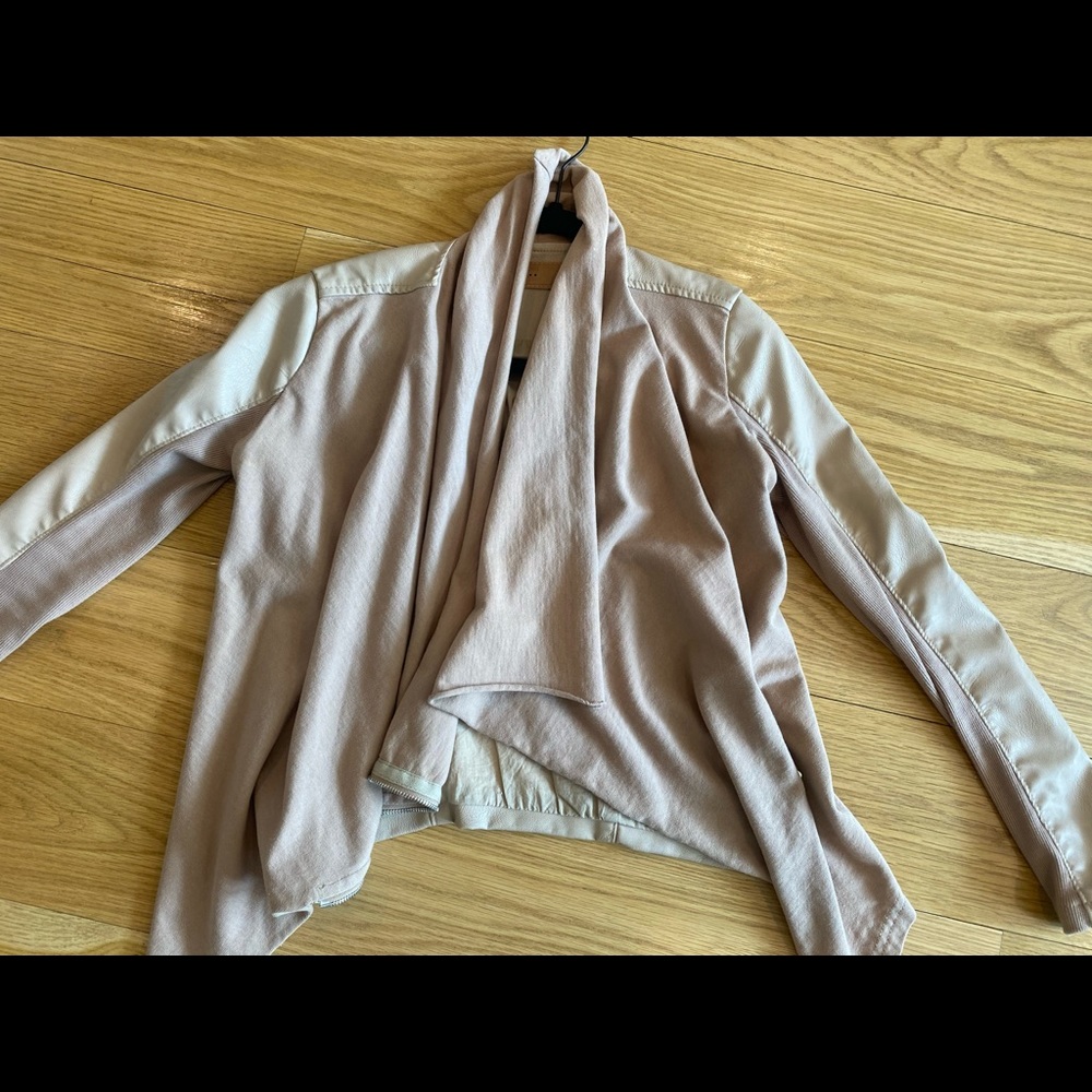 Blanknyc Leather And Panel Jacket - Gem